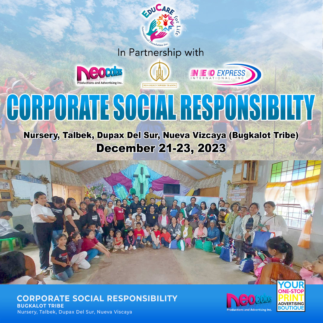 Neocolors' CSR Mission in Nueva Vizcaya - Neocolors Productions and ...